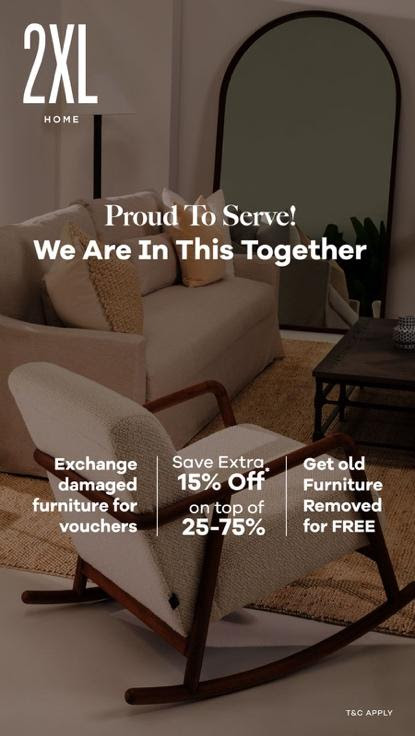 2XL Home Offers Exchanges For Damaged Furniture Rebuild and Renew with ...