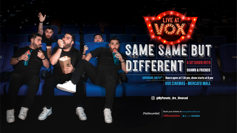 Catch comedian Shawn Chidiac at VOX Cinemas in ‘Same Same, But ...